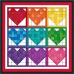 Valentine’s Day Scrappy Quilt