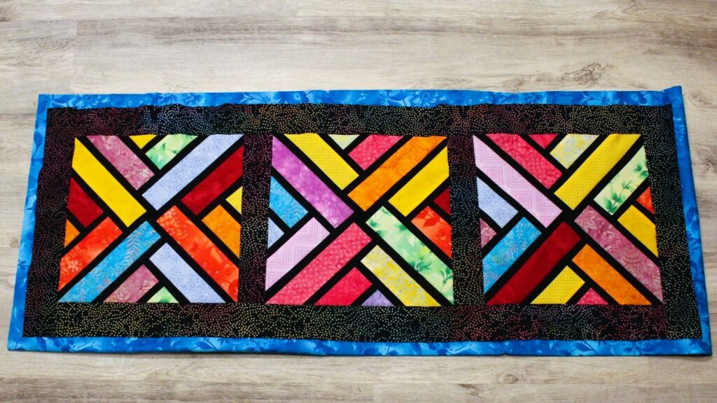 5. Stained Glass runner